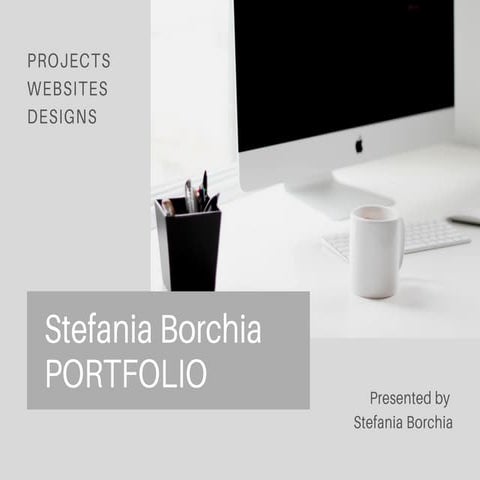 Stefania borchia portfolio | PPT