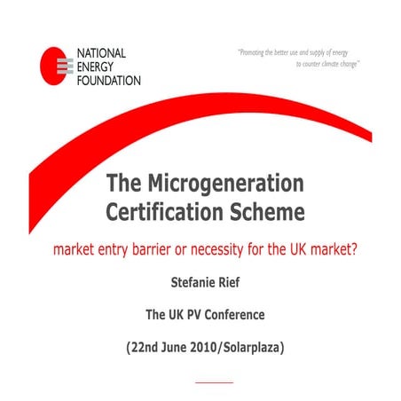 UKPVC 2010 Stefanie Rief - mcs presentation | PDF