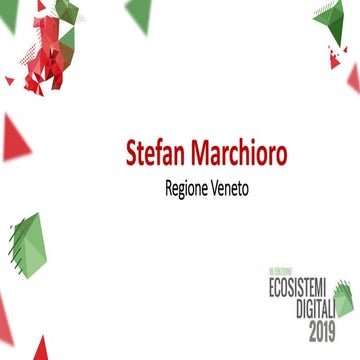 Ecosistemi Digitali - Stefan Marchioro | PPT