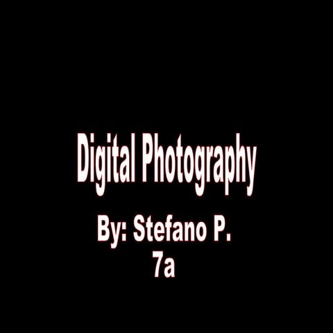 Photography Final Project | PPT