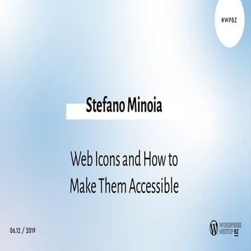 Web Icons and How to Make Them Accessible | PPT