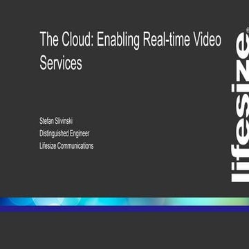 The Cloud: Enabling Real-time Video Services | PDF | Browsers | Computer Software and Applications