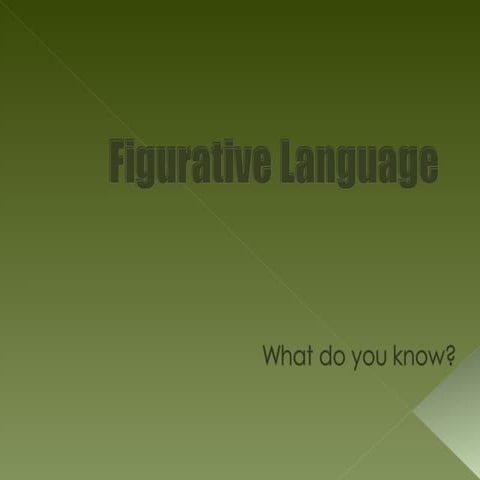 Figurative Language | PPT
