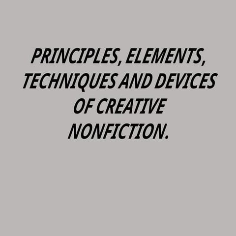 Stefhany Creative Nonfiction.pptx2222222 | PPTX