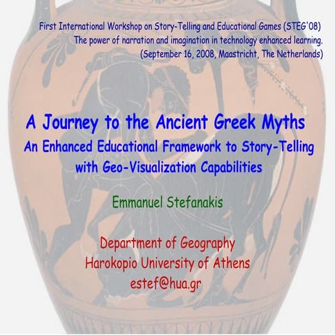 A Journey to the Ancient Greek Myths | PPT