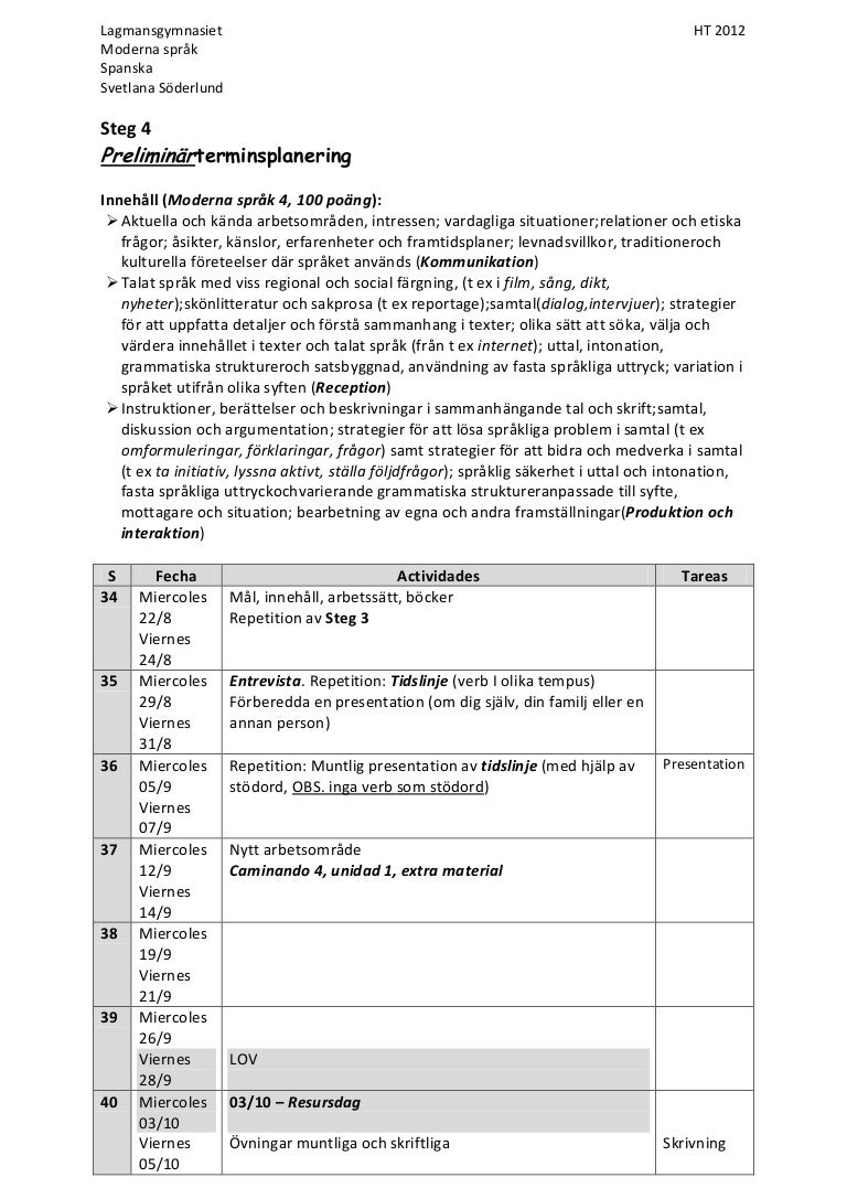 Steg 4 planering HT-12