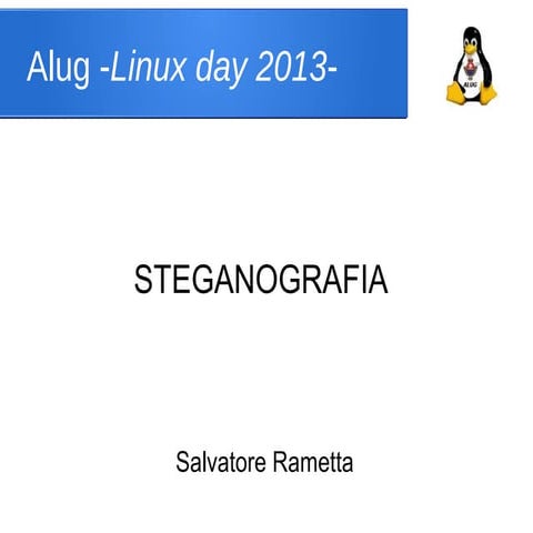 Steganografia - Salvatore Rametta | ODP
