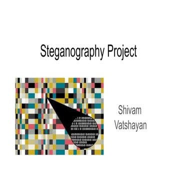 Steganography | PPT
