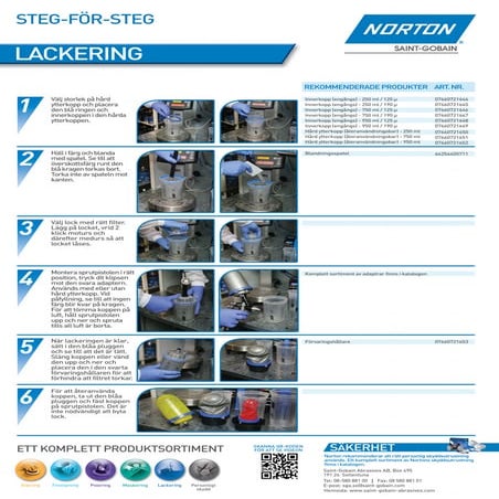 Steg-för-steg: Lackering | PDF