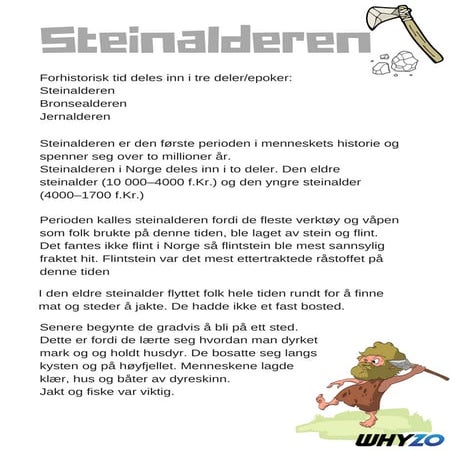 Steinalderen | PDF