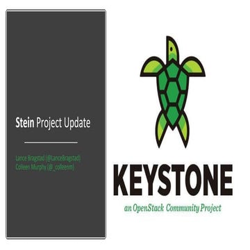 Openstack Keystone Stein Project Update Ppt