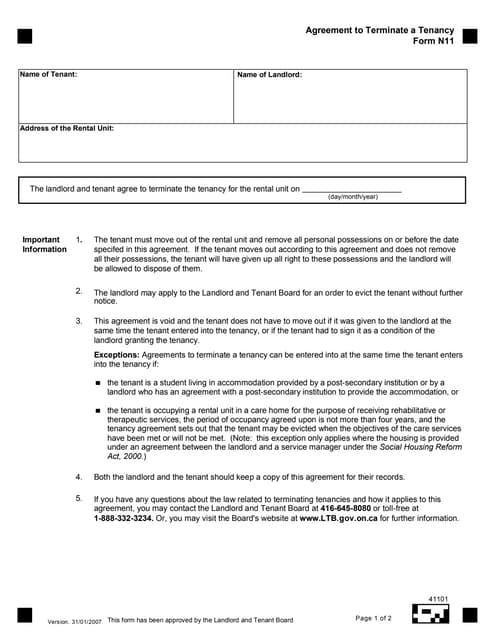 End of tenancy letter template from landlord to tenant | PDF