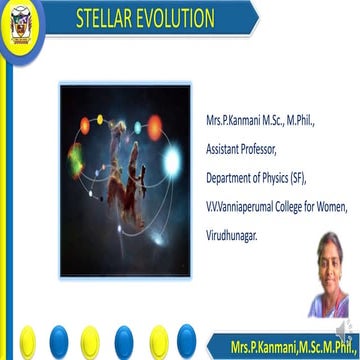 Stellar evolution | PPTX