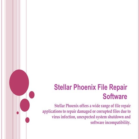 Stellar file repair | POTX