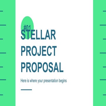 Stellar project proposal by slidesgo | PPT