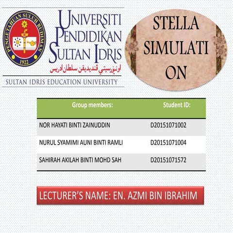 Stella simulator | PPTX