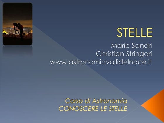 Viaggio di una stella | PPT