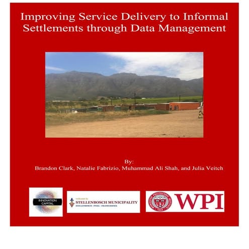 Stellenbosch WPI IQP Research Project Report | PDF | Houses | Real Estate