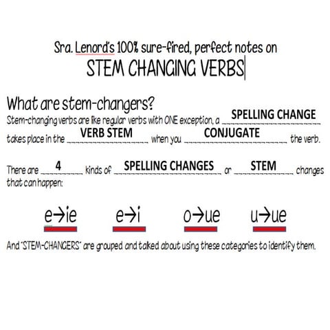 Stem Changers Ppt | PPT
