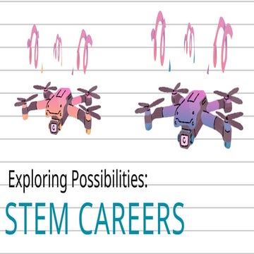 STEM Careers Educational Presentation in Purple Blue Pink HandDrawn ...