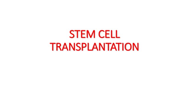 Bone marrow transplant | PPT