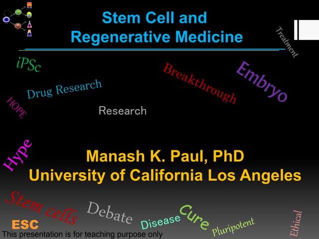 Induced pluripotent stem cells | PPT | Genetics | Science