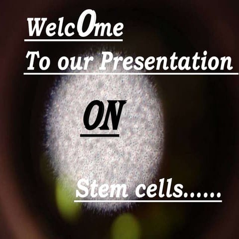 Stem cells | PPTX