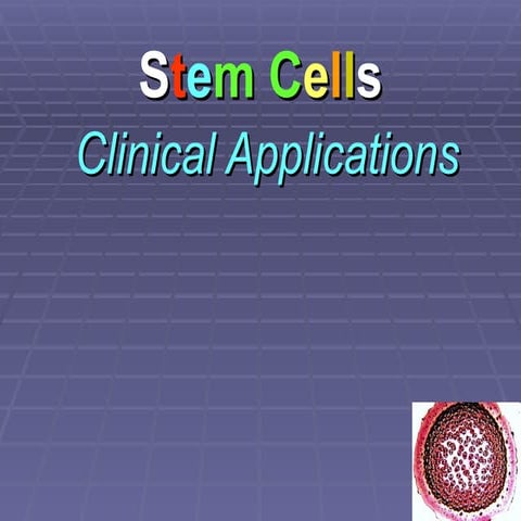 Stem cells-2.ppt for undergraduate students | PPT