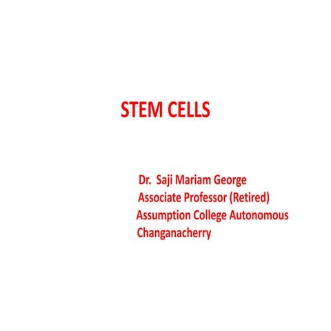 STEM CELLS SMG | PPTX