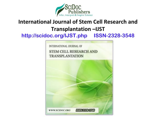 Stem Cells in A New Era of Cell based Therapies - Creative Biolabs | PPTX