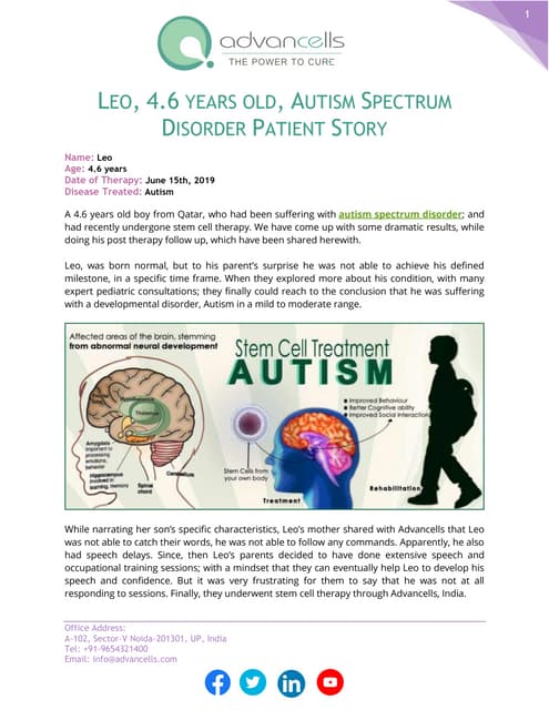 Child Autism Case Study | PPT