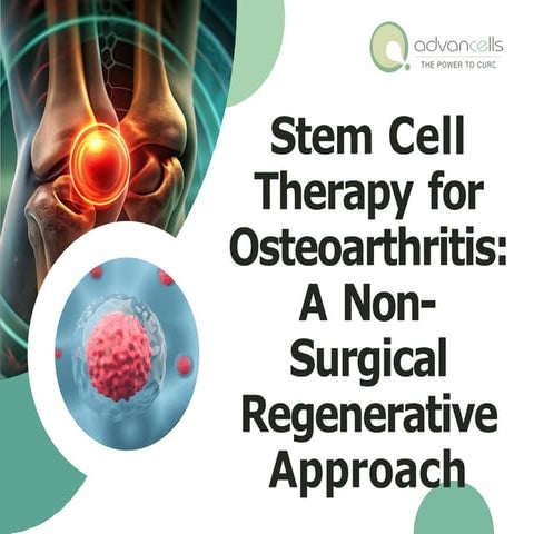Stem Cell Therapy for Osteoarthritis A Non-Surgical Regenerative ...
