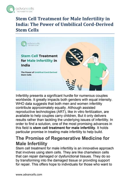 Stem Cell Therapy: A New Frontier in Cerebral Palsy Treatment | PDF