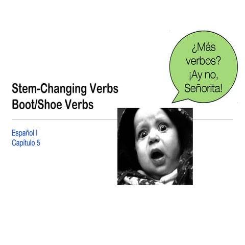 Stem changing verbs | PPT