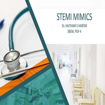 STEMI Mimic WHAT IS IT AND HOW TO IDENTIFY IT ? | PPTX