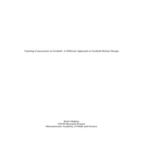 Independent High School STEM Project Paper | PDF