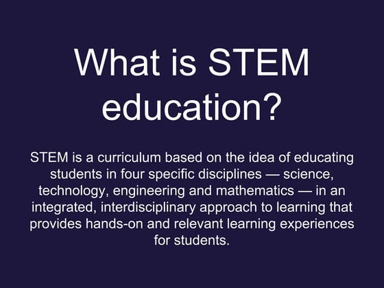 An Overview of STEM Education | PDF | Education