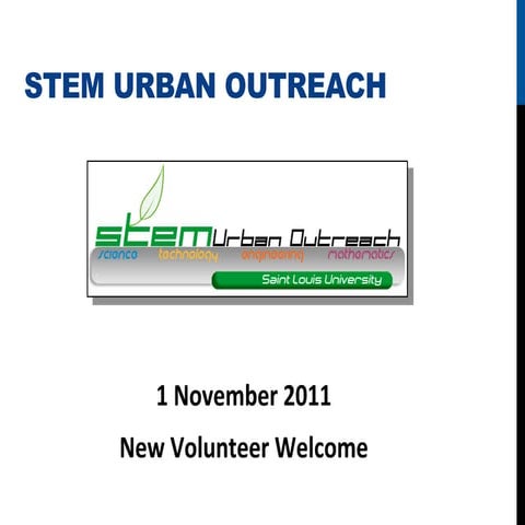 STEM Urban Outreach Recruitment | PDF