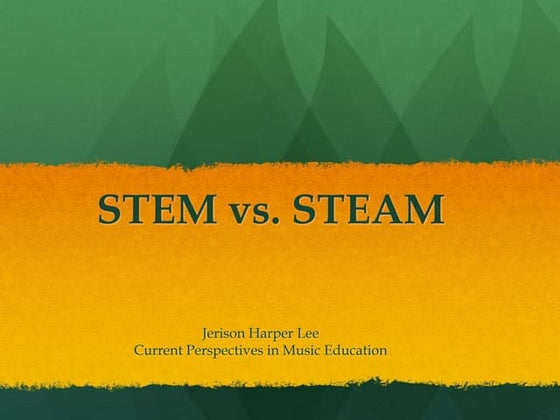An Overview of STEM Education | PPT