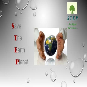 Save The Earth Planet | PPT