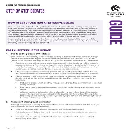 Step by-step-debates | PDF