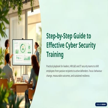 Step-by-Step-Guide-to-Effective-Cyber-Security-Training | PPTX