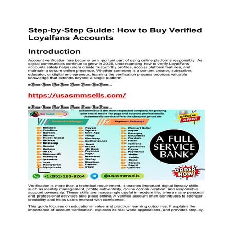 Buying Verified LoyalFans Accounts_ A Safe Guide (2026).pdf