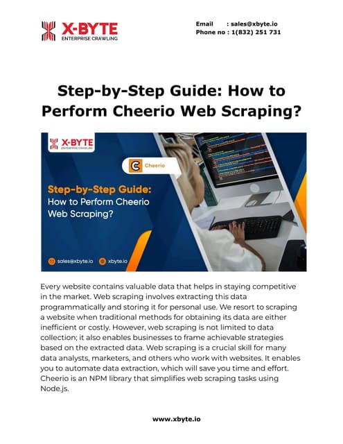 Large-Scale Web Scraping: An Ultimate Guide | PDF