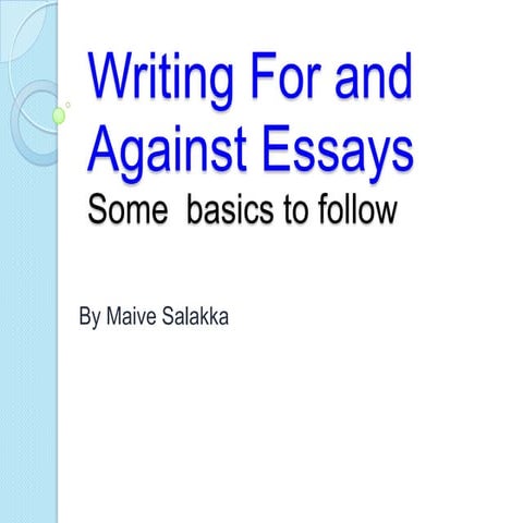 Step by-step to essays | PPTX | Homework and Study | Education