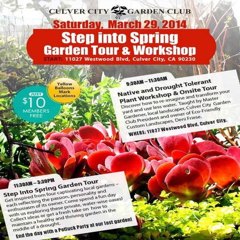 Step into Spring Garden Tour and Workshop | PDF | Gardening | Home & Garden