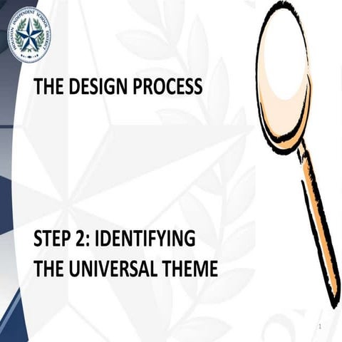 Step 2- Identifying the Universal Theme | PPT