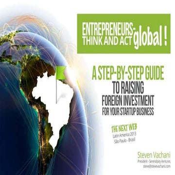 Steve (brazil/ny/sf) Vachani- Innovator presentations