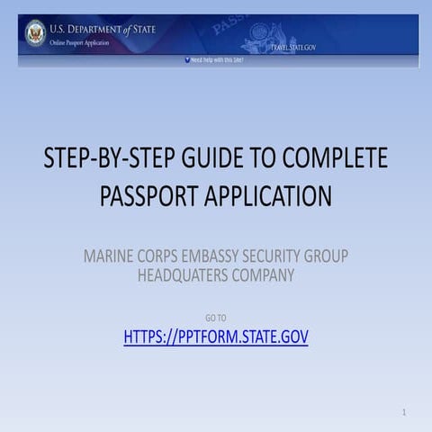 STEP BY STEP GUIDE TO COMPLETE PASSPORT APPLICATION.pptx