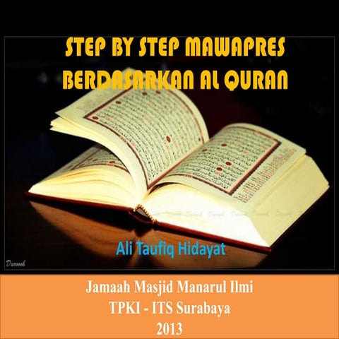 Step by step mawapres berdasarkan al quran | PPT